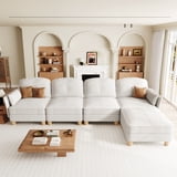 LLappuil Modular Sectional Sofa, L Shaped Modular Sectional Sofa with ...