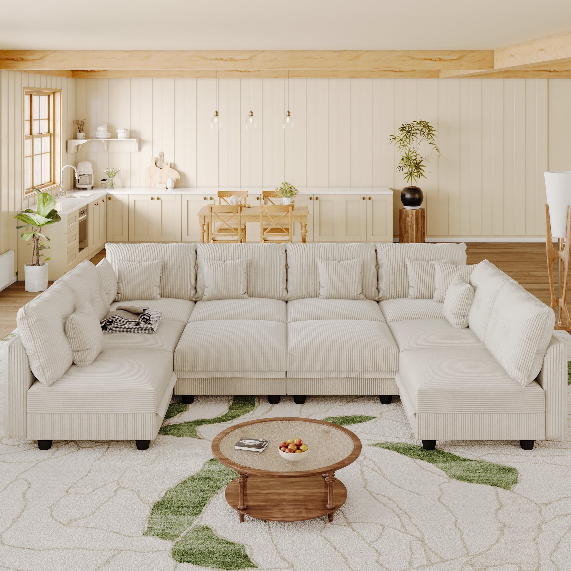 LLappuil Modular Sectional Sofa, Modular Sectional Couch with Storage ...