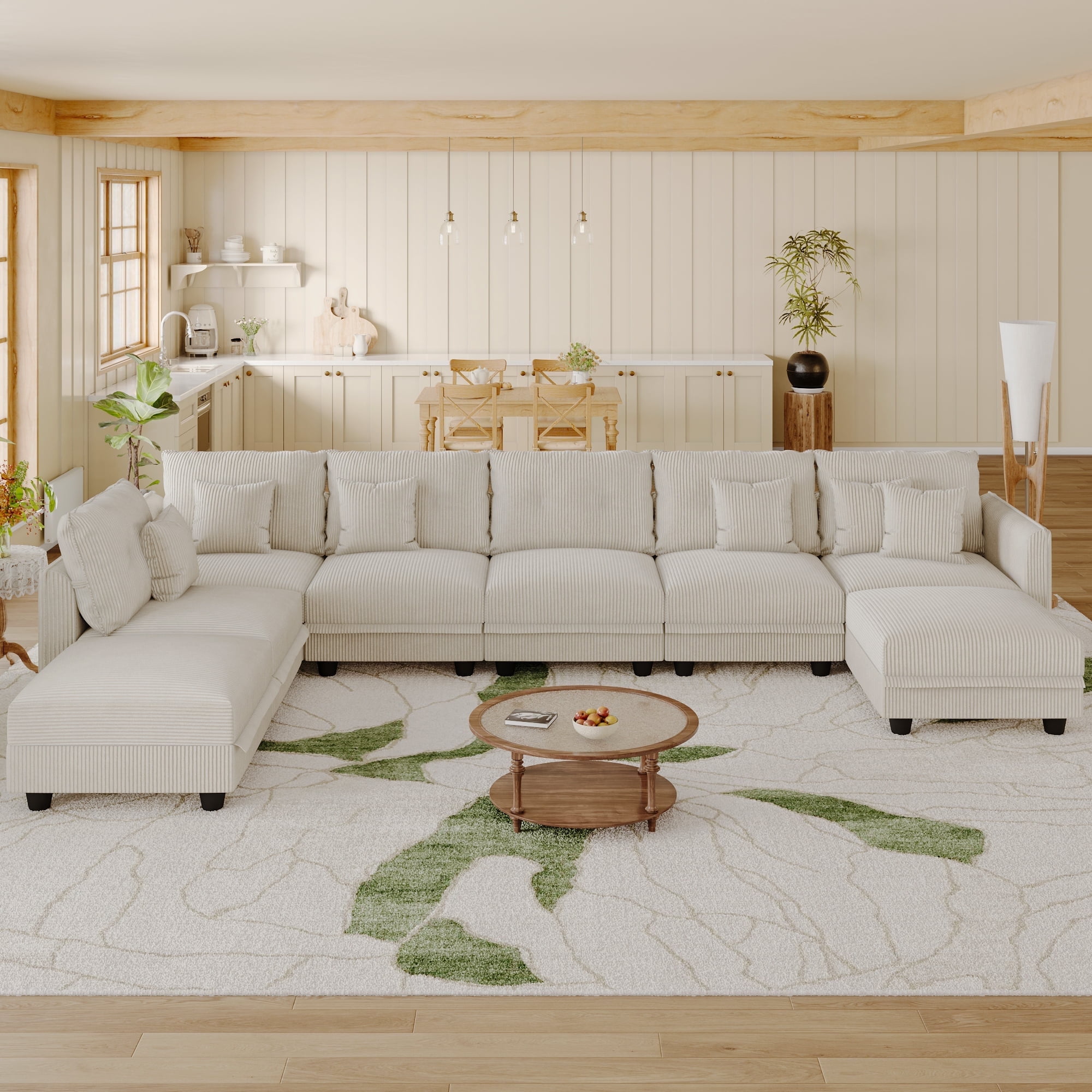 LLappuil Modular Sectional Sofa, Modular Sectional Couch with Storage ...