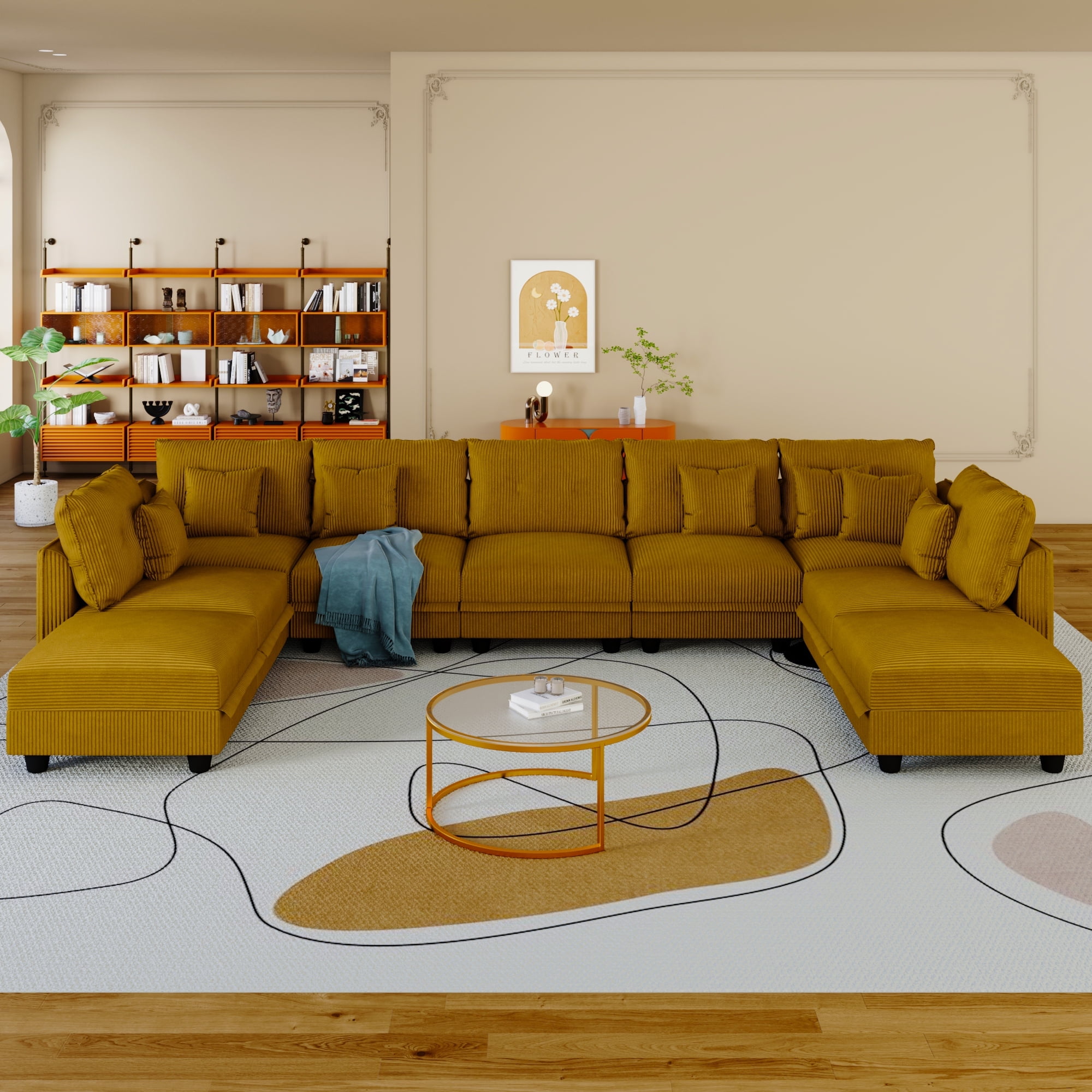 LLappuil Modular Sectional Sofa, Modular Sectional Couch with Storage ...