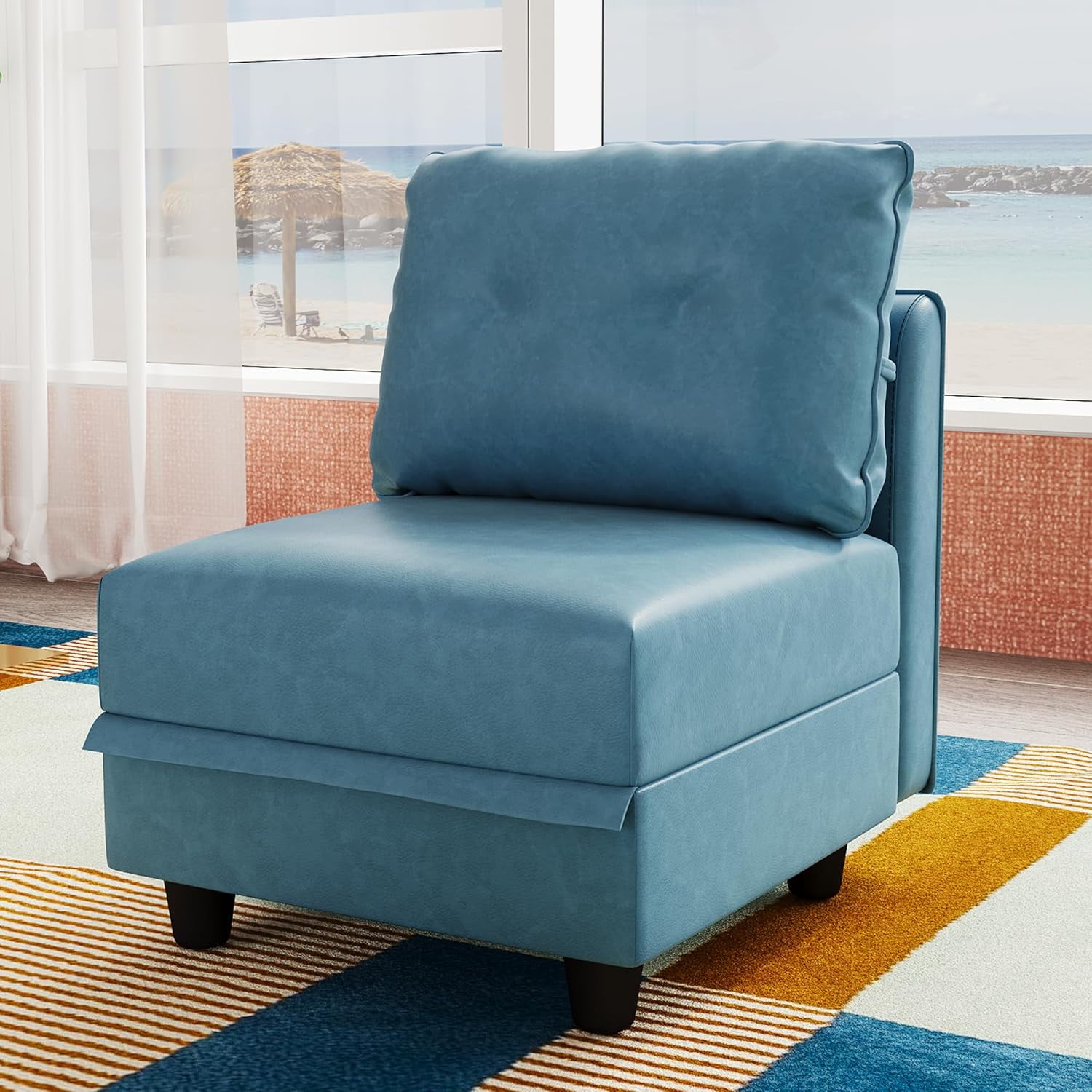 LLappuil Modular Sofa Middle Module with Storage for Customizable ...