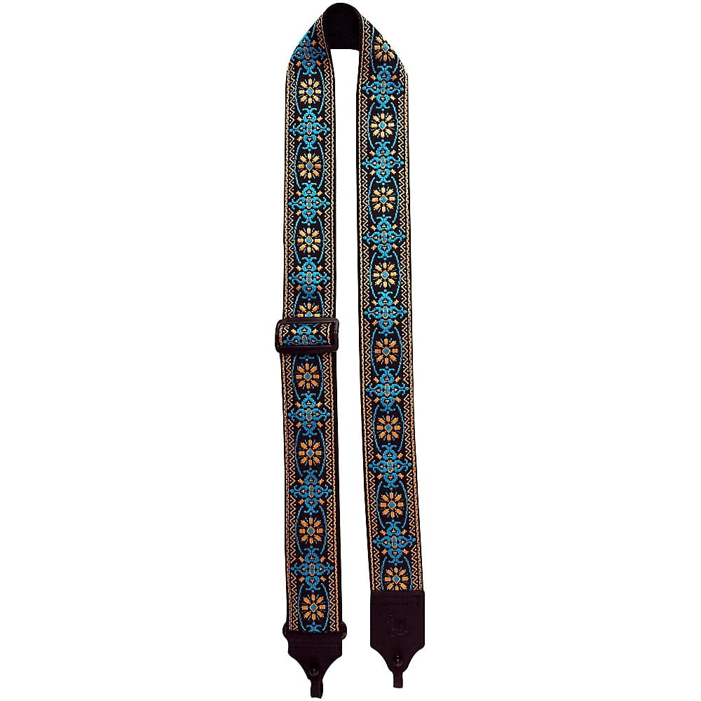 LM Products 2" Retro Style Cotton Banjo Strap Turquoise - Walmart.com