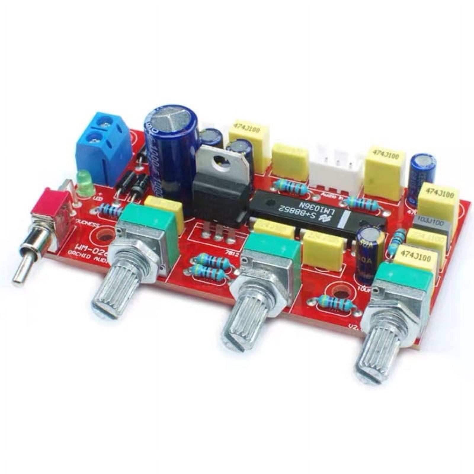 LM1036 Home Bass Preamp Audio Module OP-AMP HIFI Amplifier Preamplifier ...