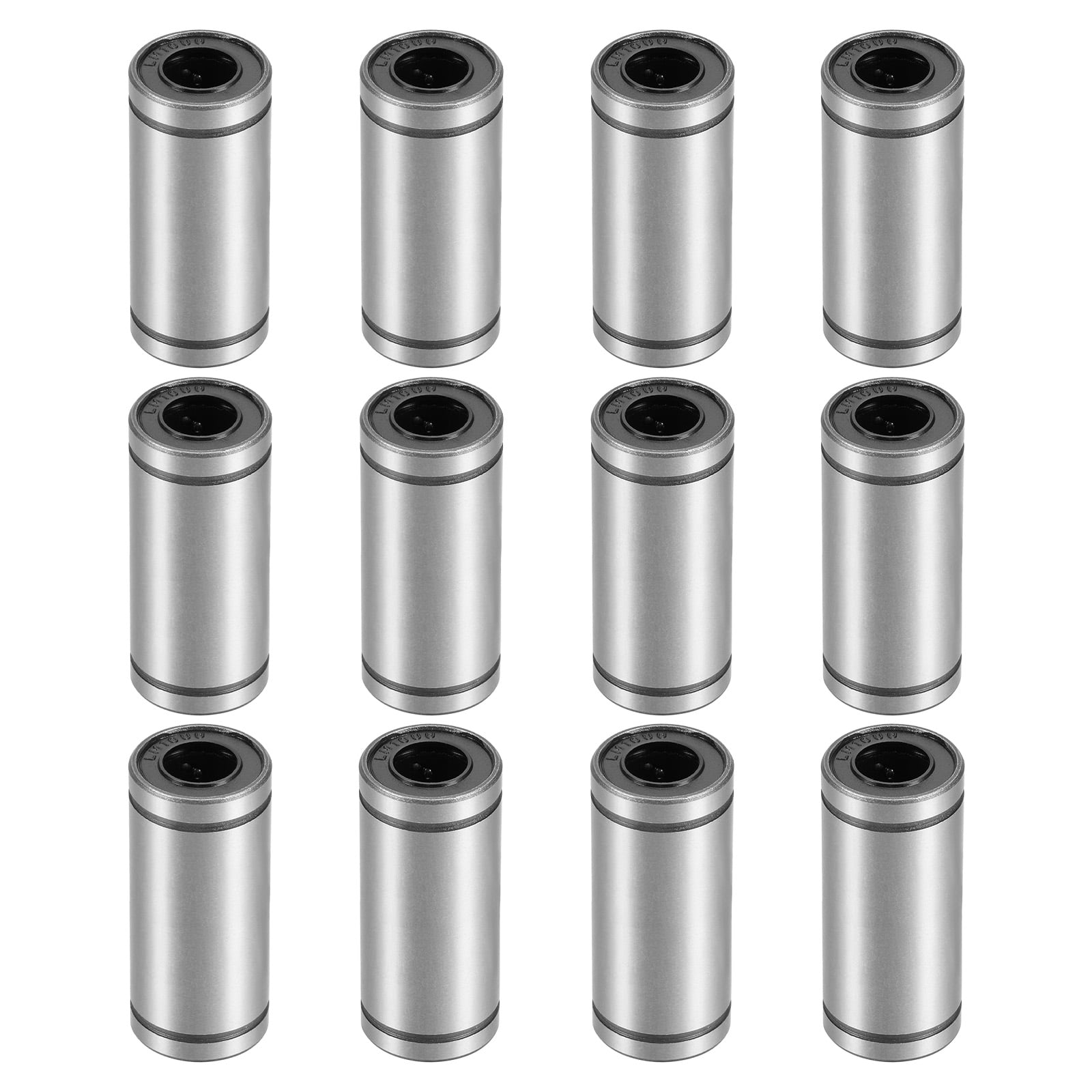 LM10LUU Linear Ball Bearings, 10mm Bore 19mm OD 55mm Long Linear ...