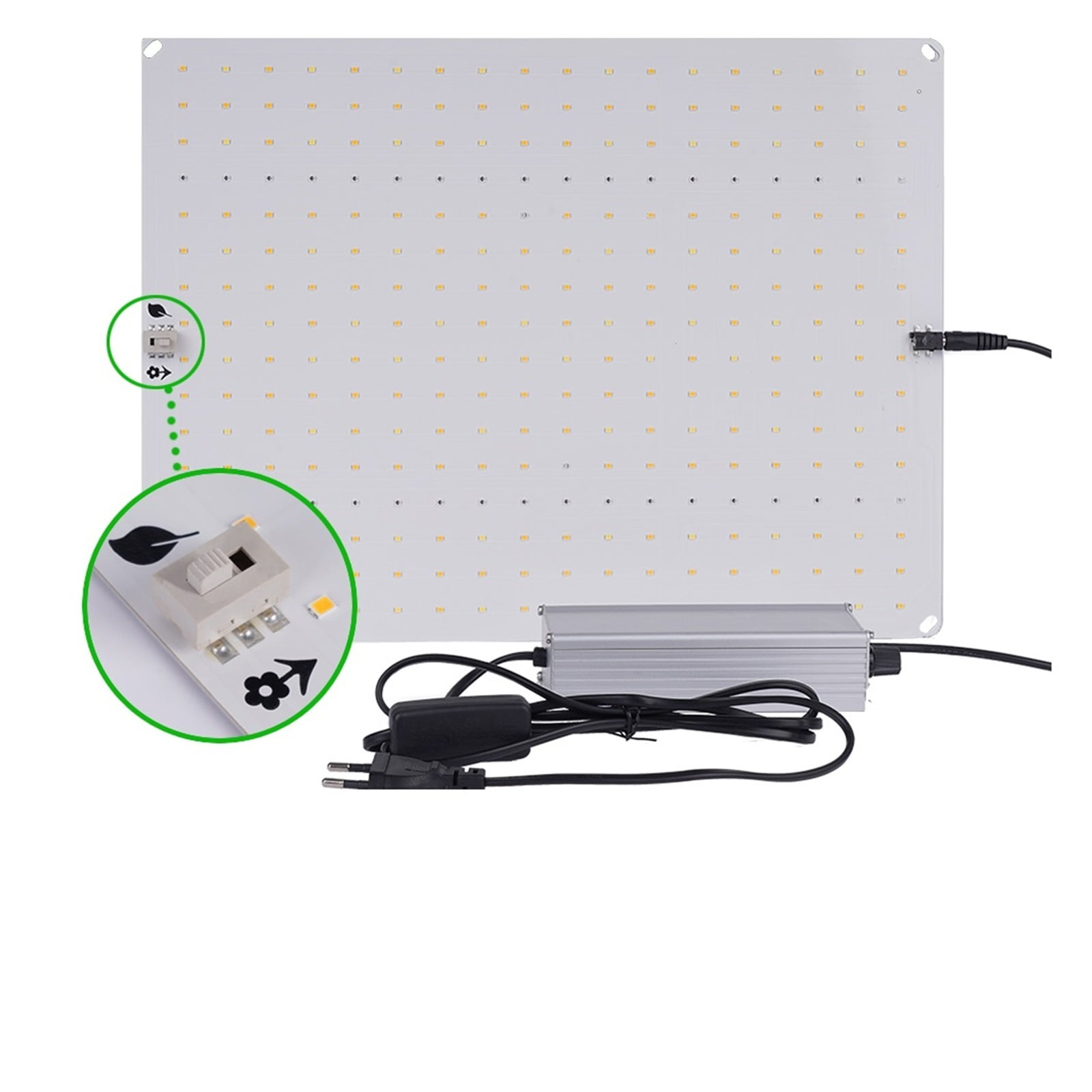 LM281B LED Grow Light Veg And Bloom, For Plant Full Spectrum Hydroponic ...