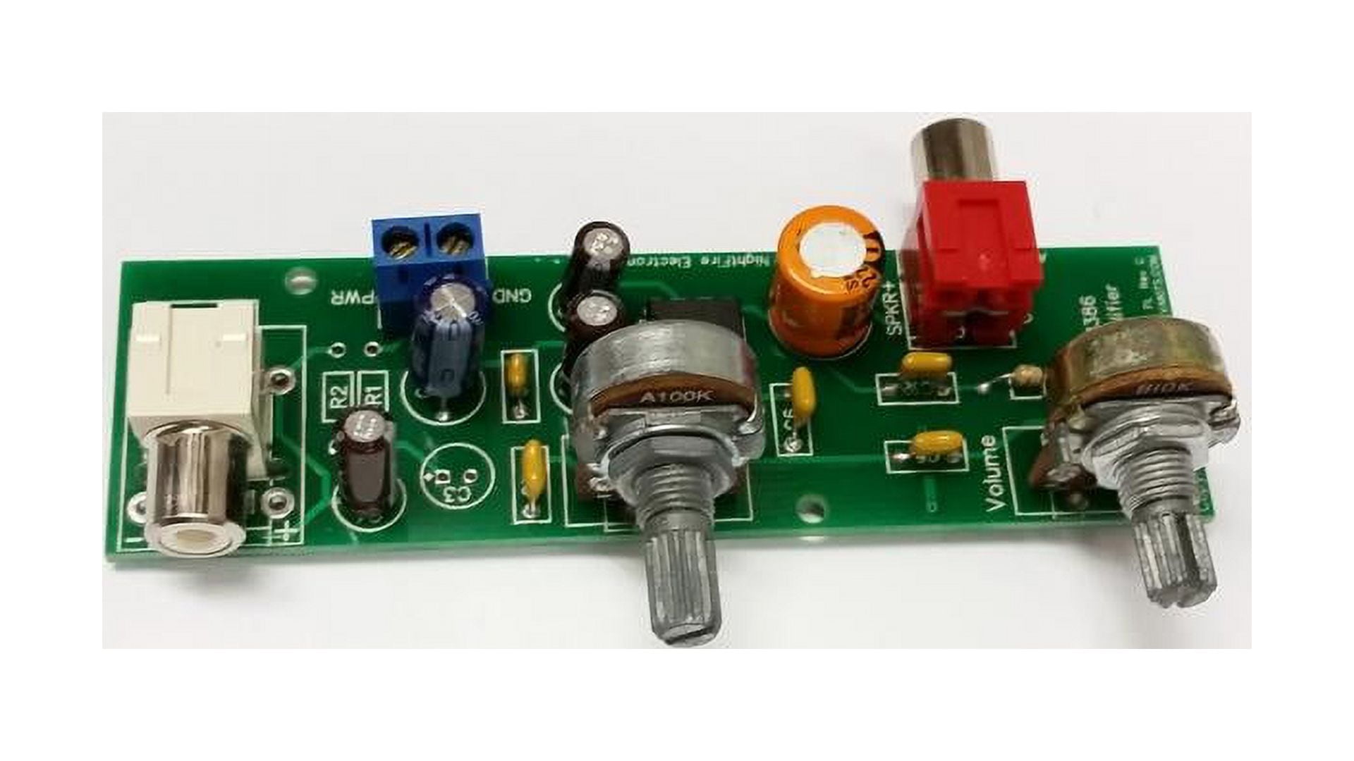 LM386 Audio Amplifier Kit With Tone Control, LM386 RCA Input & RCA ...