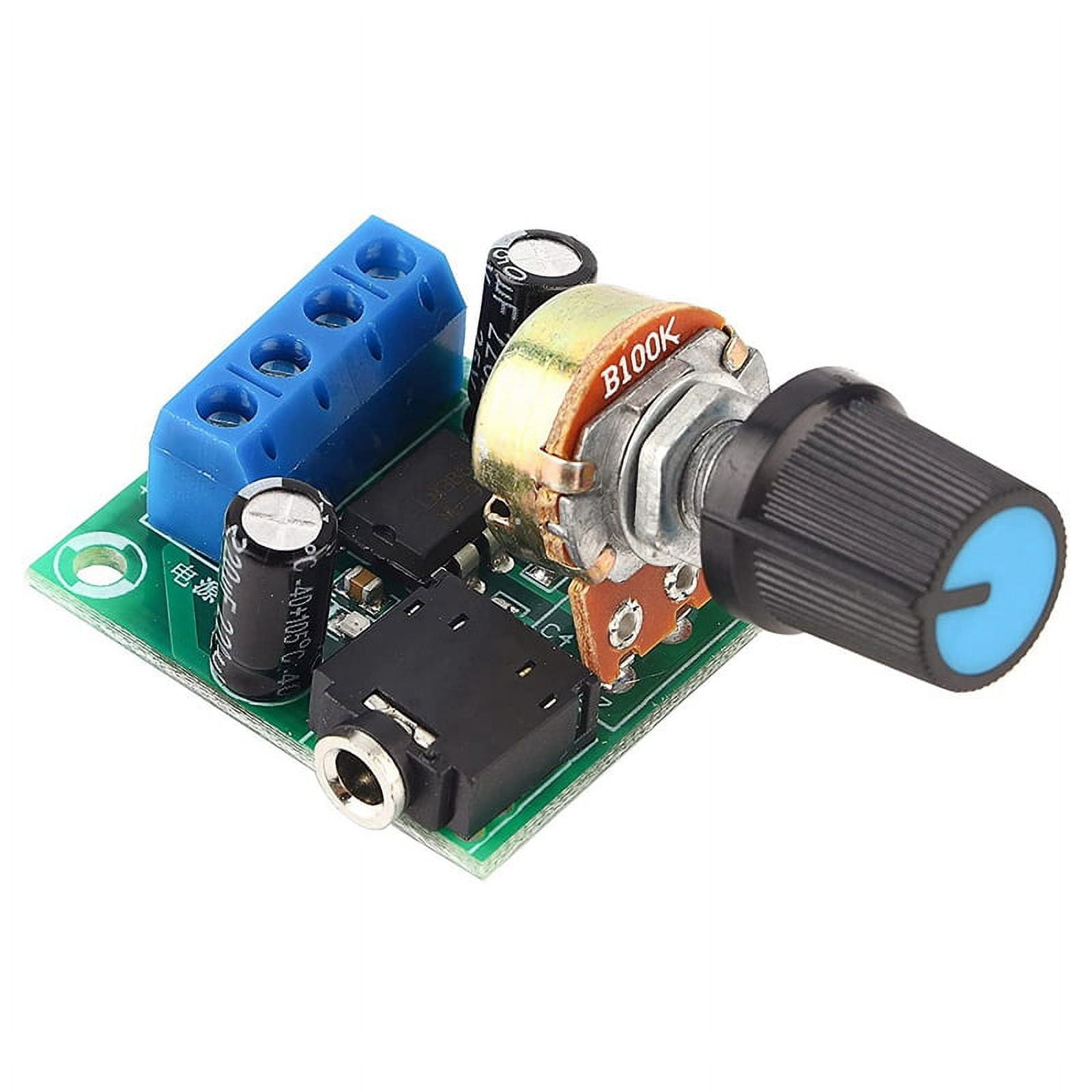 LM386 Super Mini Amplifier Board, 3V-12V, 0.5W-10W Speaker Low Noise Power Consumption, for ...
