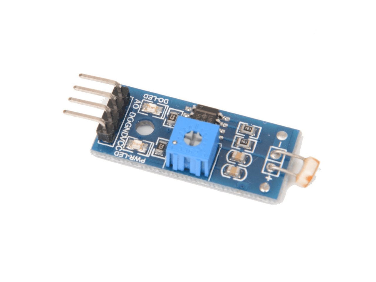 LM393 Optical Sensitive Resistance Sensor Module Photosensitive Sensor for Arduino 4 pin ...