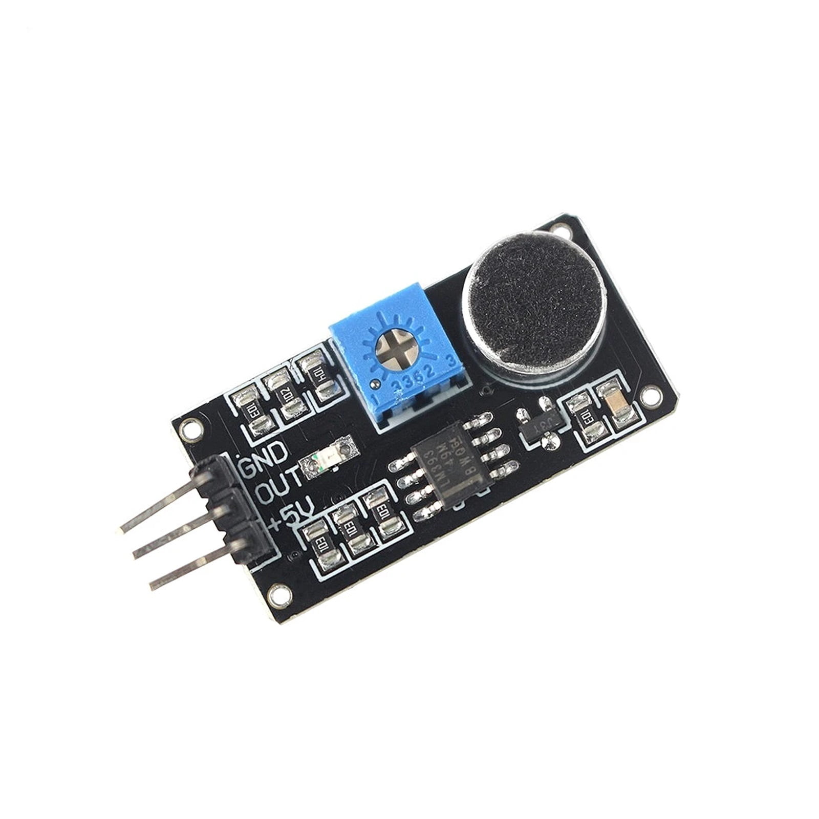 LM393 Sound Sensor Module Sound Control Sensor MAX4466 MAX9814 Switch ...