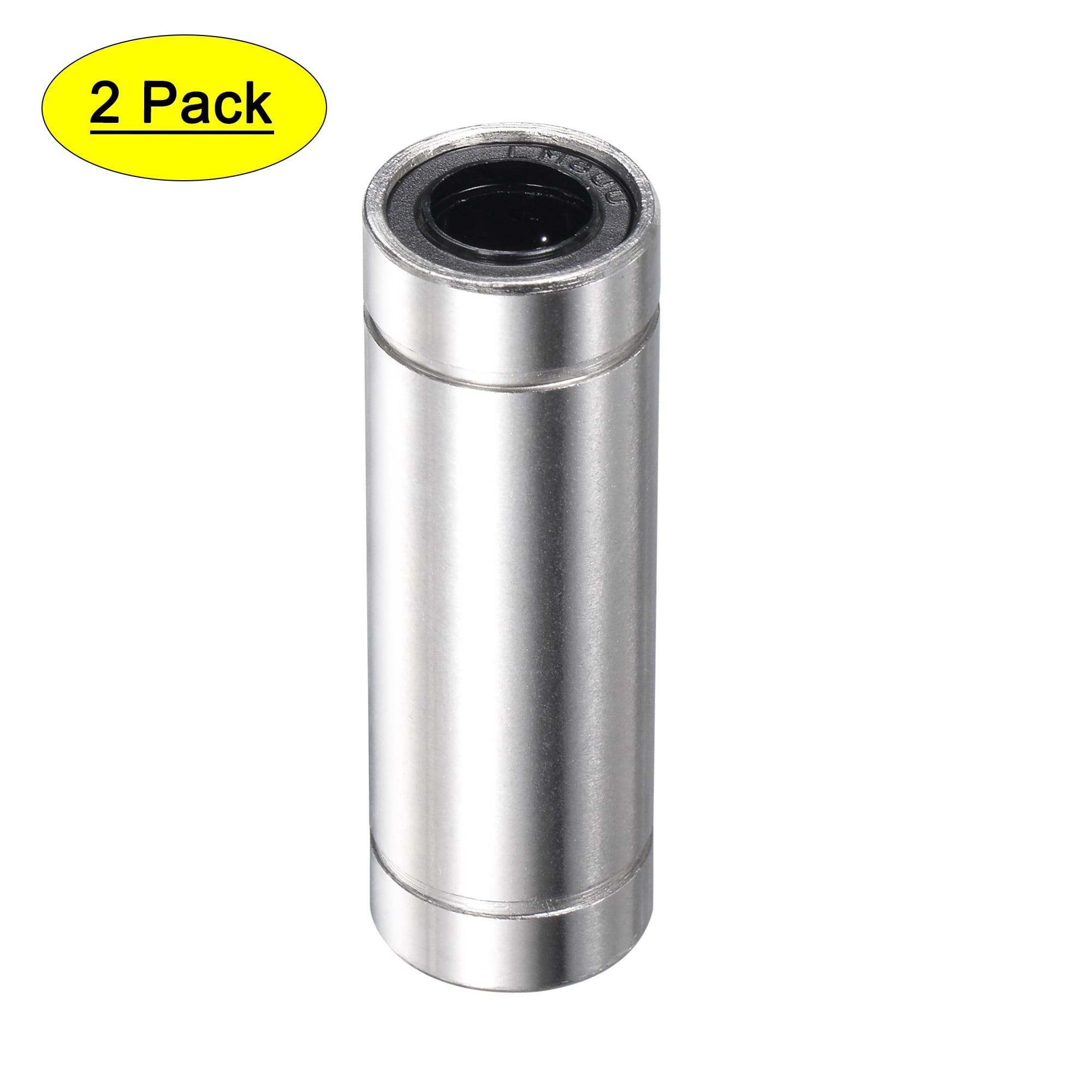 LM8LUU Linear Ball Bearings 8mm x 15mm x 45mm Nickel Plated for CNC 3D ...