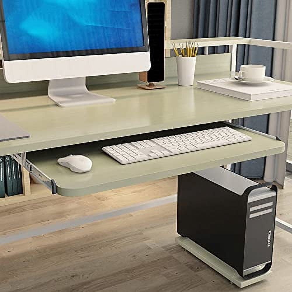LMDX Slide Keyboard Tray Under Desk - for Keyboard Mouse Holder ...