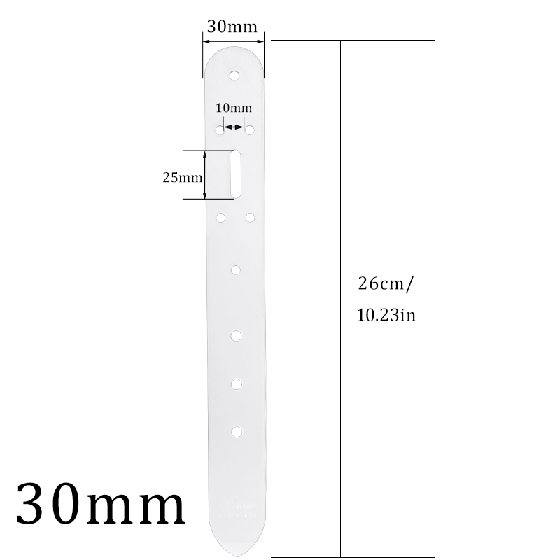 LMDZ Acrylic Belt Punch Template DIY Leather Positioning Template Belt ...
