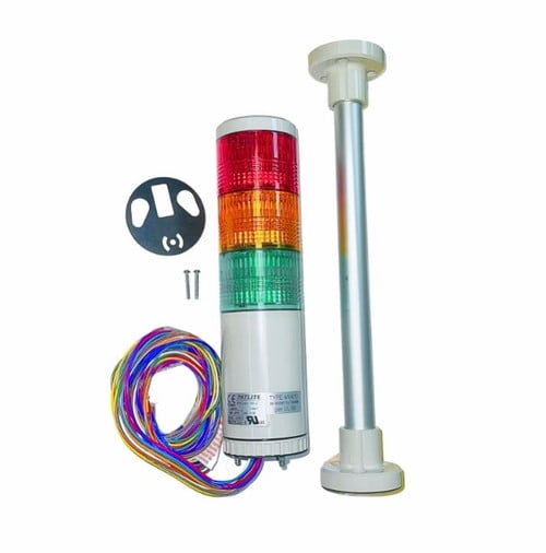 LME-02FBL Tower Light 24 V AC/DC AMP 3.0, Class 2, Stack Light Red-Amber-Green, FB120 16Z02P ...