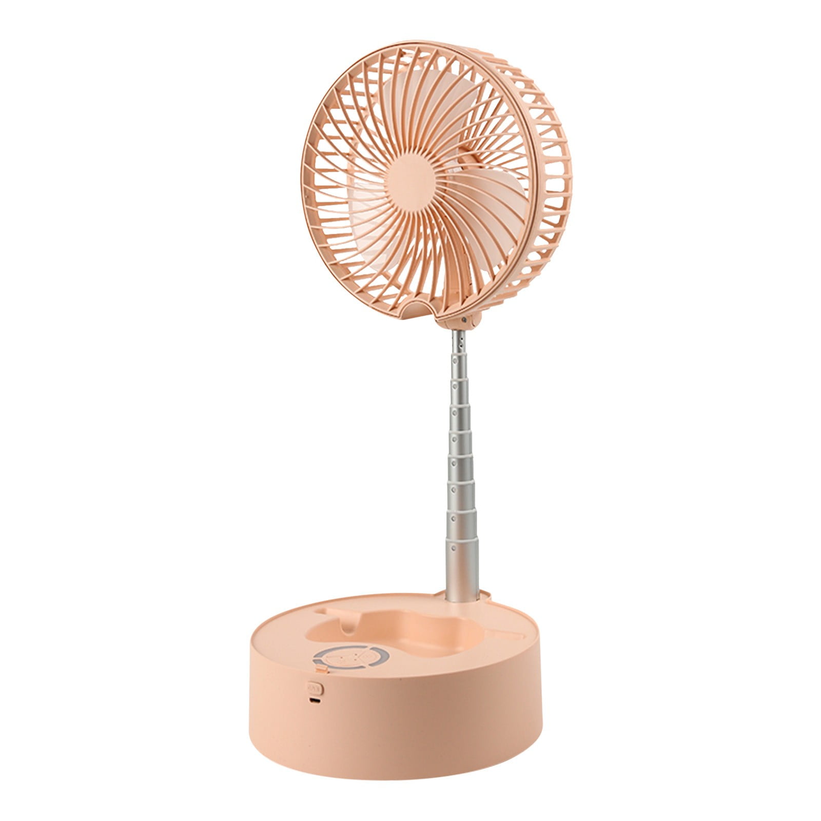 LMEEOR Desk Fan, Portable Fan Rechargeable, Stand & Table Fan Folding ...