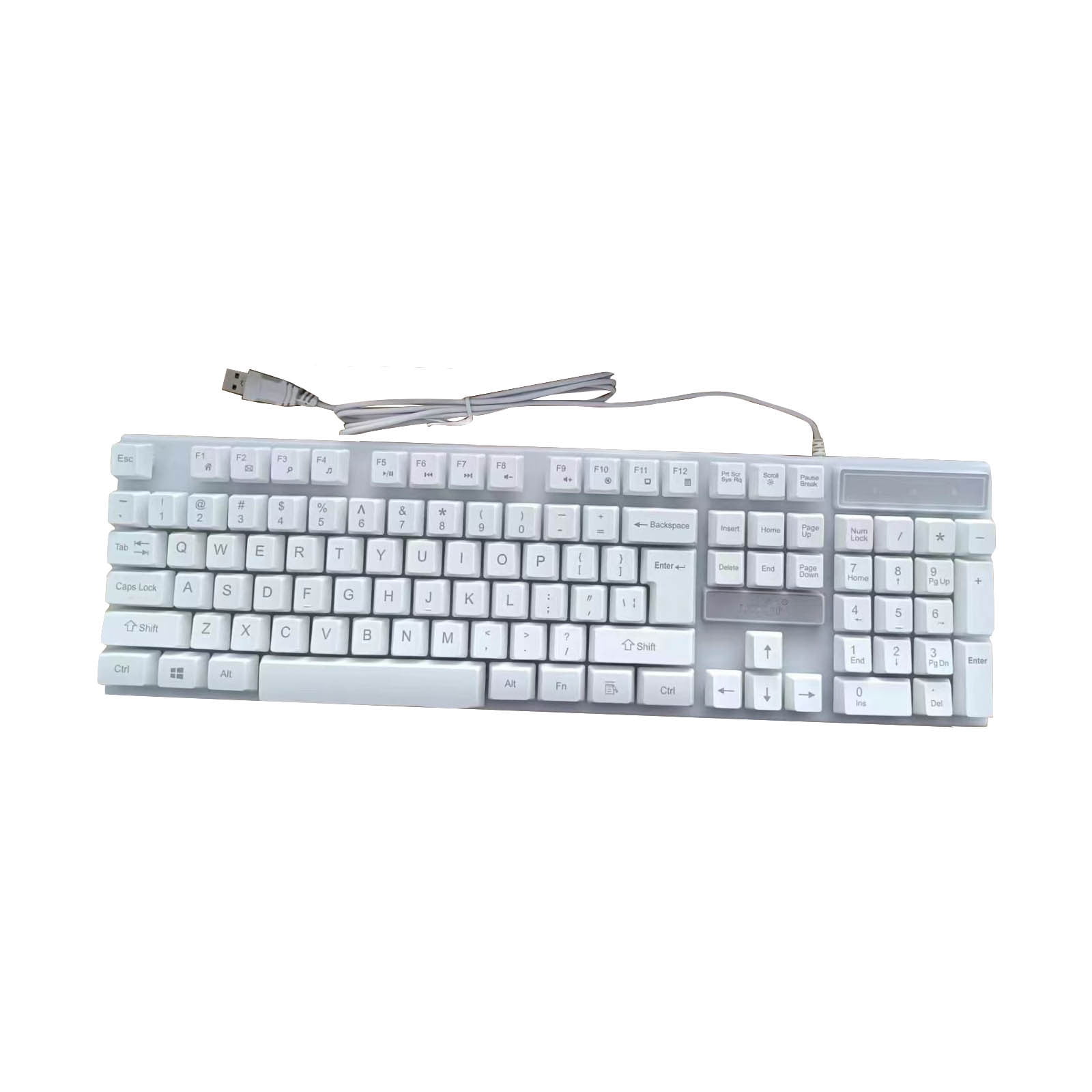 LMEEOR Keyboard Clearance Colorful Crack Led Illuminated Backlit Usb ...