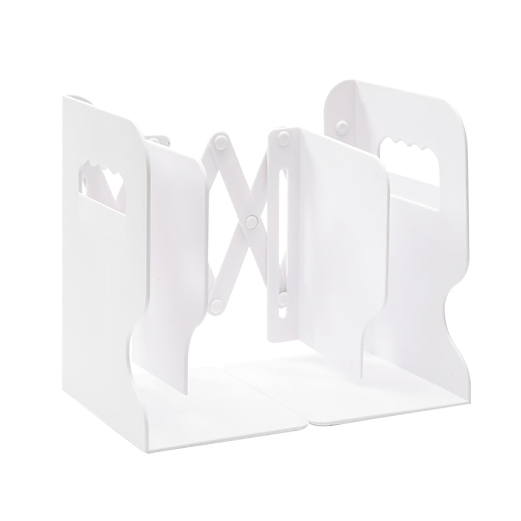 LMEEOR Metal Storage Shelves, Retractable Desktop Book Organizer ...