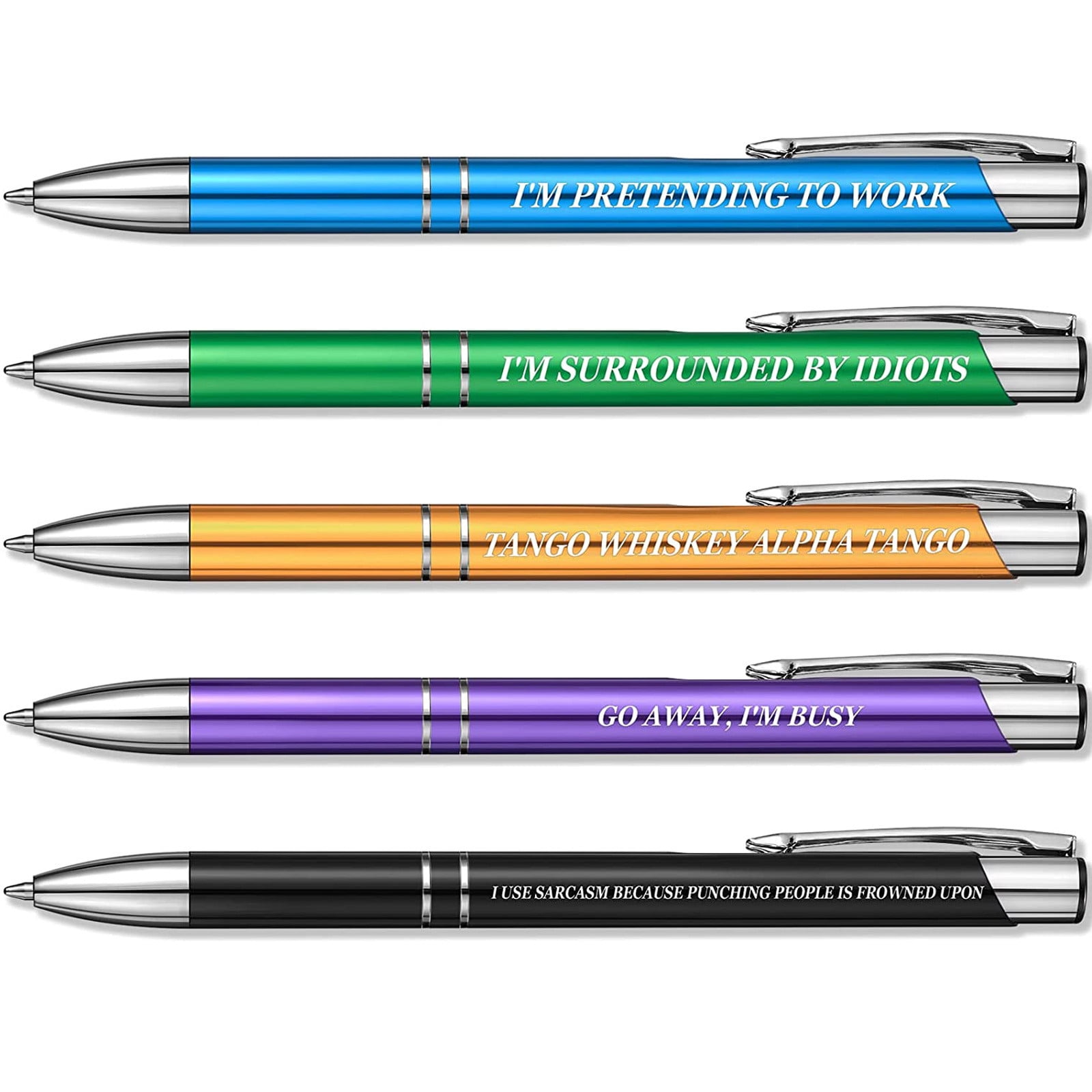 LMEEOR Nice Writing Pens 5 Ballpoint Pen Set Office Copywriting ...