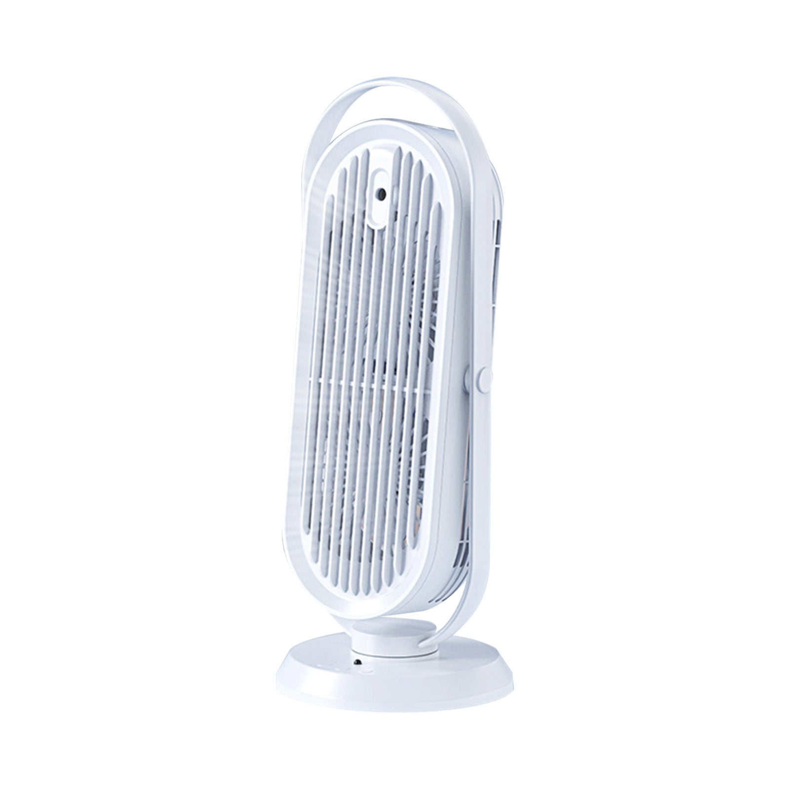 LMEEOR Table Fan, Double Leaf Spray Tower Fan USB Remote Control Fan ...