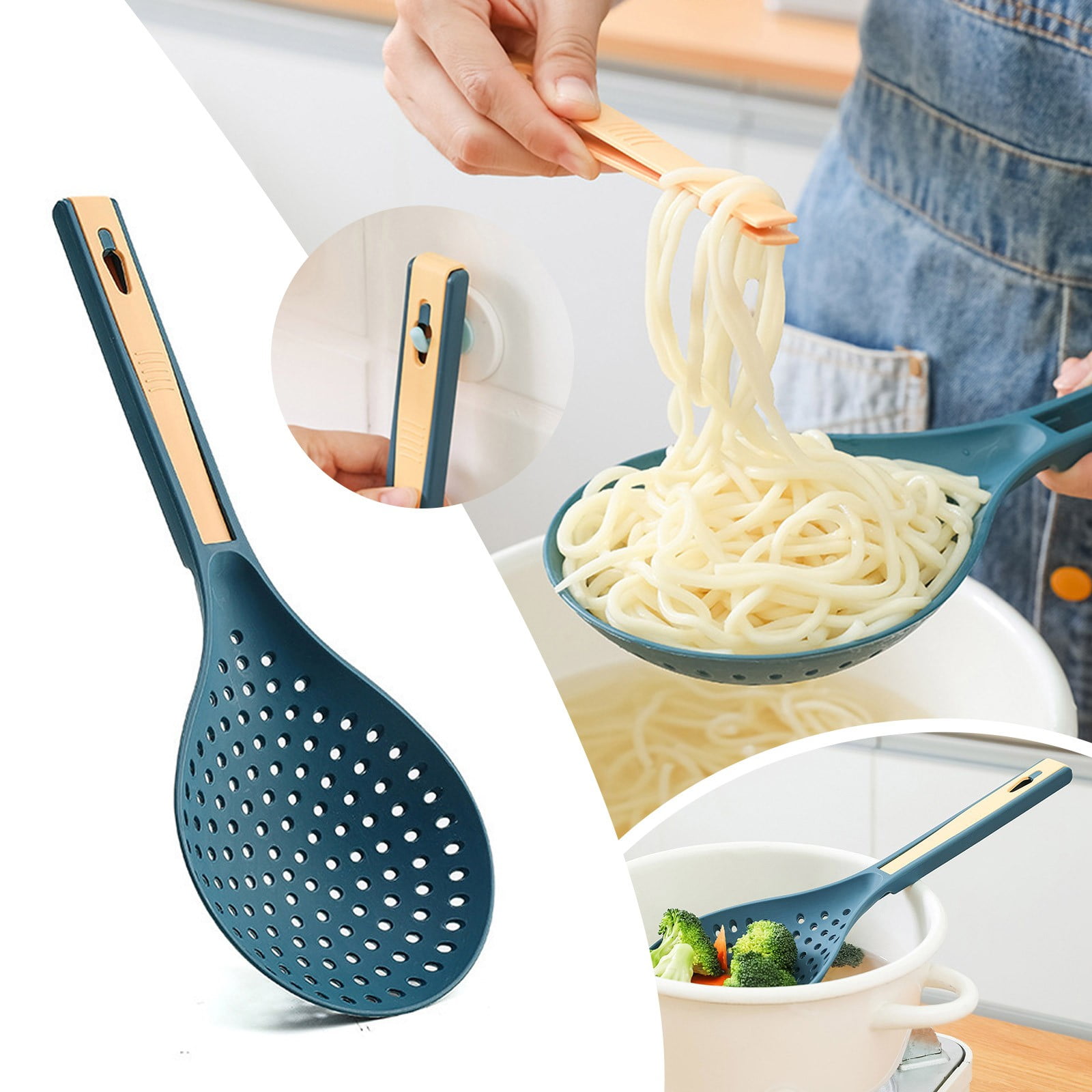LMEIZUN Plastic Kitchen Supplies Hot Pot Noodle Spoon Multifunctional ...