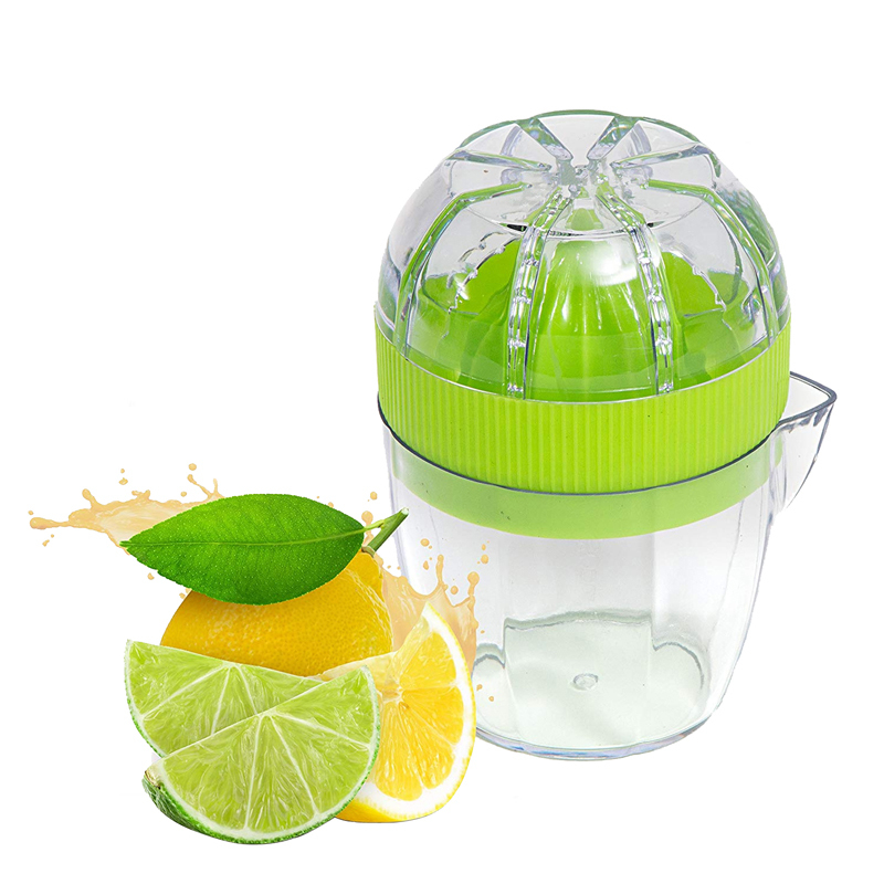 LMETJMA Lemon Squeezer With Lid Plastic Manual Lemon Juicer Orange ...