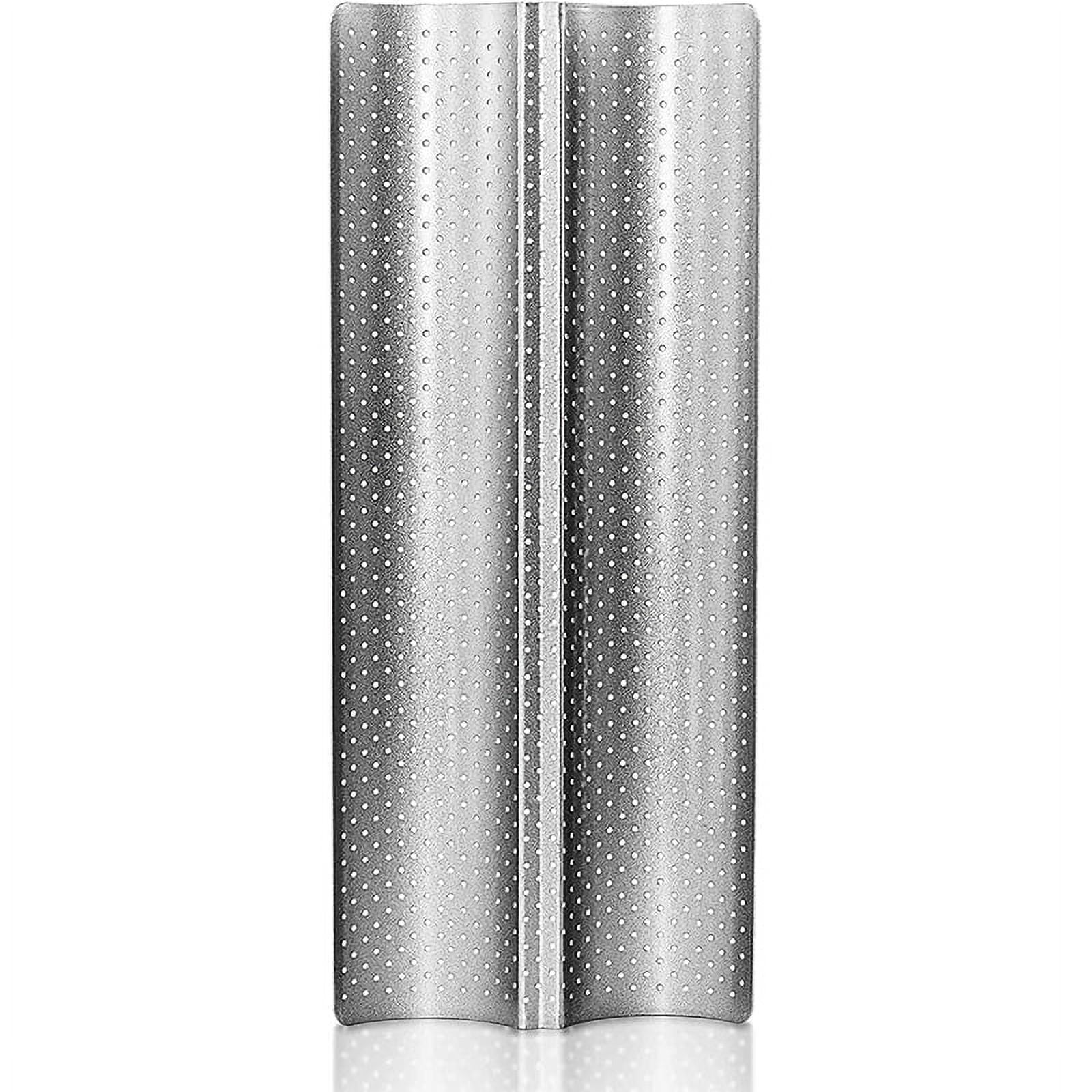 LMETJMA Nonstick Perforated French Bread Baking Pan Carbon Steel ...