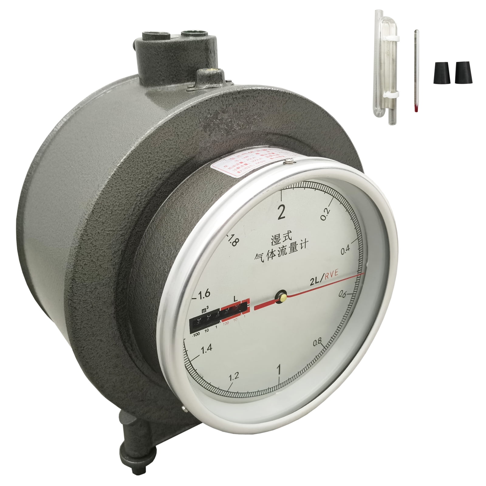 LMF-1 2L Laboratory Anti-Corrosion Wet Flowmeter Wet Gas Flow Meter ...