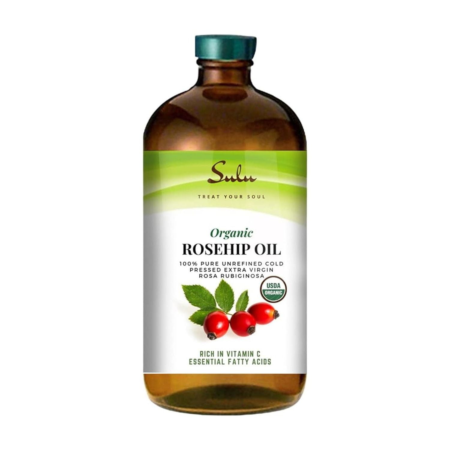 LMHF 100% Pure Organic Unrefined Cold Pressed Rosehip Oil-Rosa ...