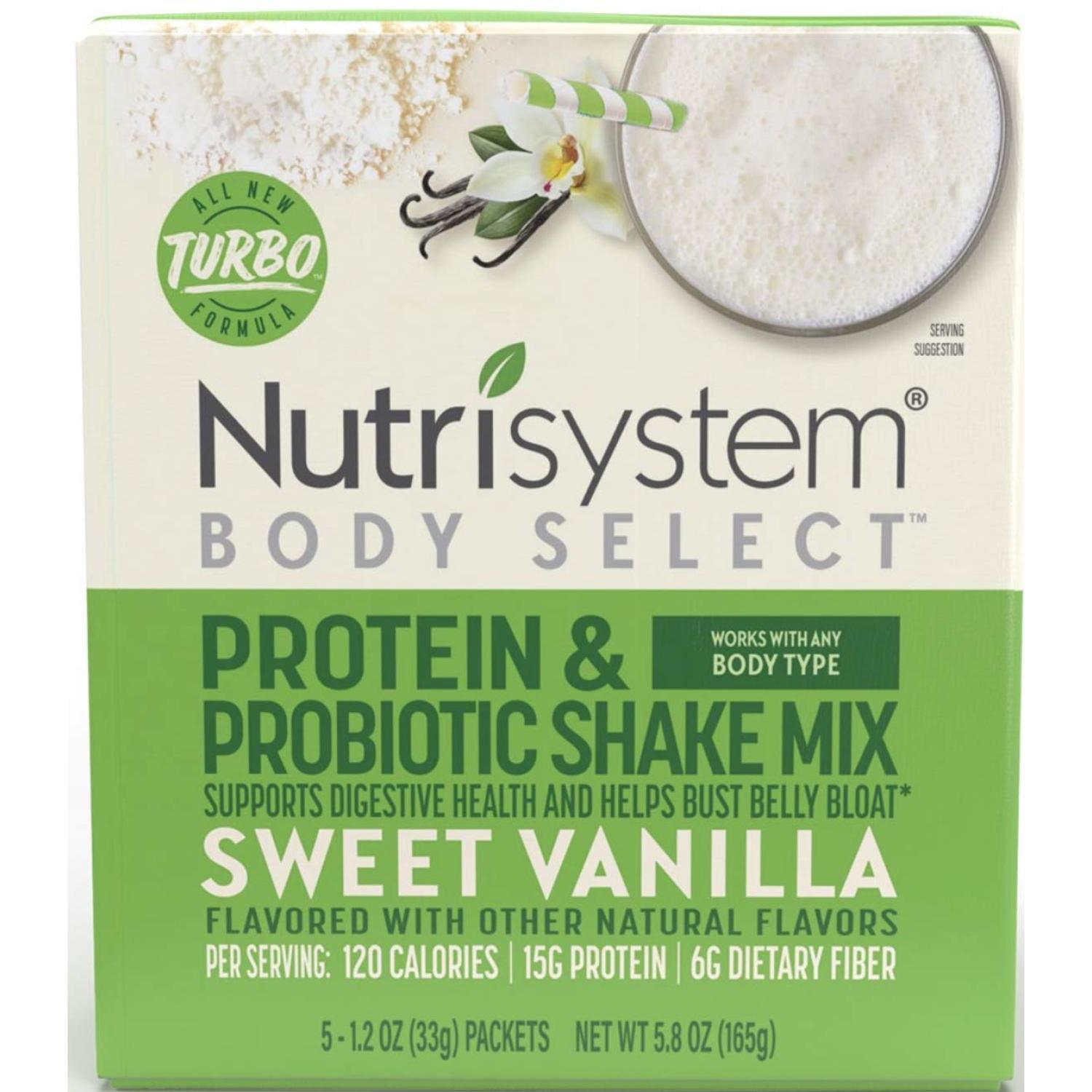 LMHF Body Select Turbo Shake Probiotics, VANILLA Shake Mix, 5 Little ...