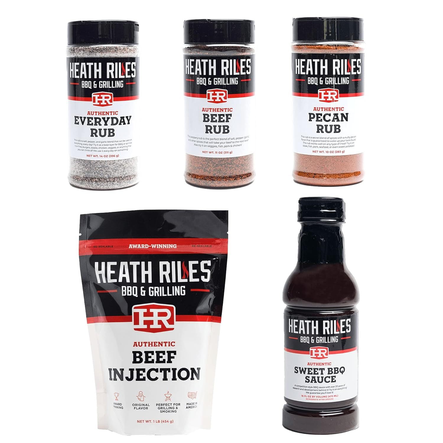 LMHF Competition Brisket Bundle (3 Rubs, 1 Beef Injection, 1 Sweet BBQ ...