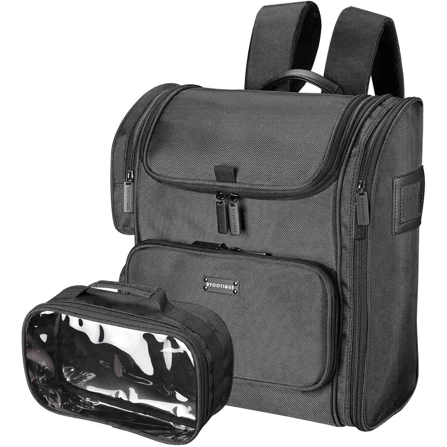 LMHF Makeup Backpack Soft Sided Makeup Train Case Barber Cosmetic Bag ...