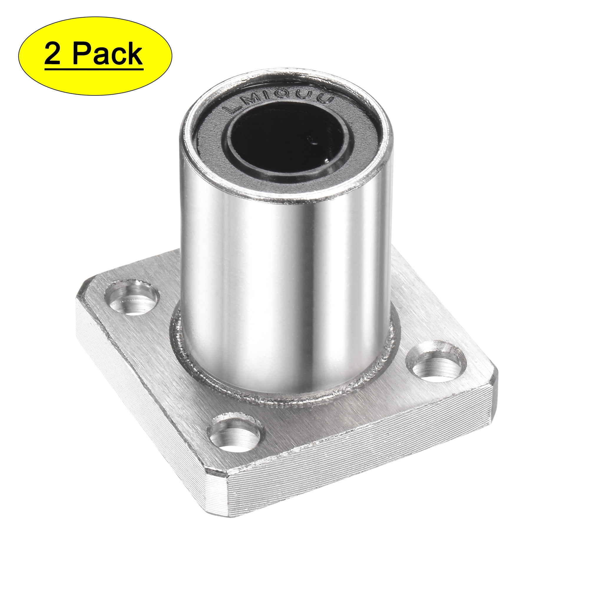 LMK10UU Linear Ball Bearings 10mmx19mmx29mm Square Flange for CNC ...