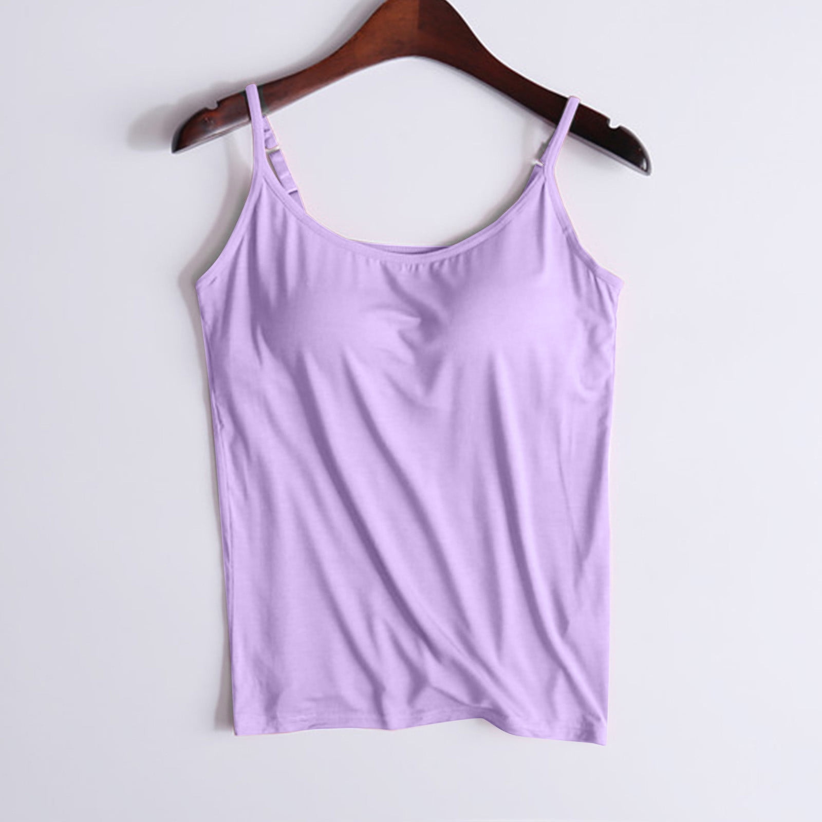 LMKIHUSA Tank Tops with Shelf Bra,Tank Top with Built in Bra for Women ...