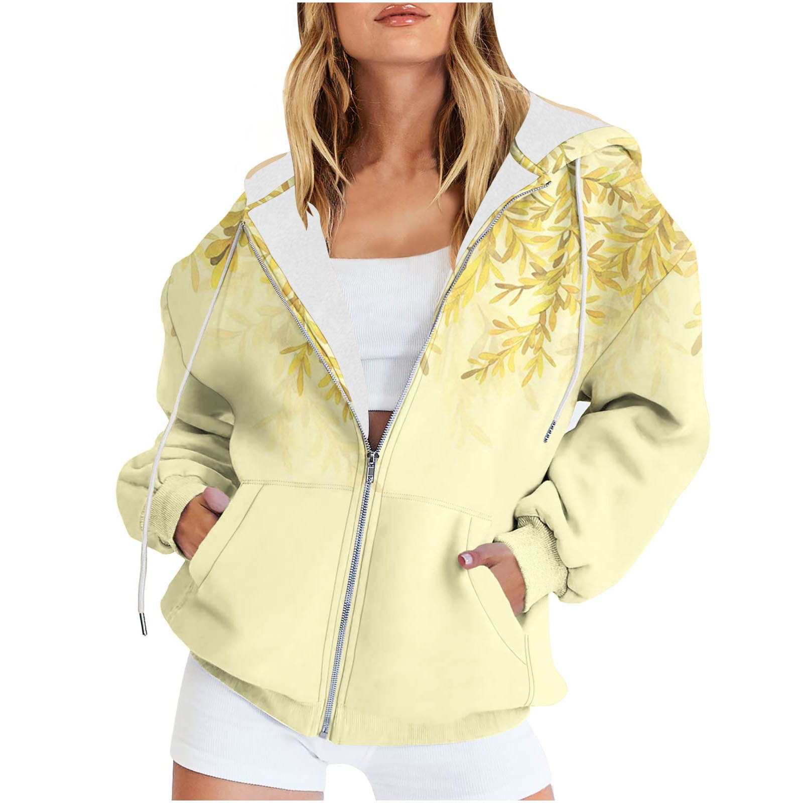 LMKIHUSA Women Zip Up Hoodies Clearance Sale,Womens Oversized ...