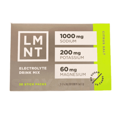 LMNT Zero-Sugar Energy Drink - Citrus Salt Flavor, Keto & Paleo ...