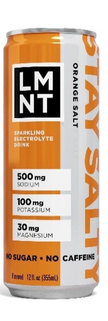 LMNT Sparkling Electrolyte Drink - Orange Salt - 12 fl oz, Can ...