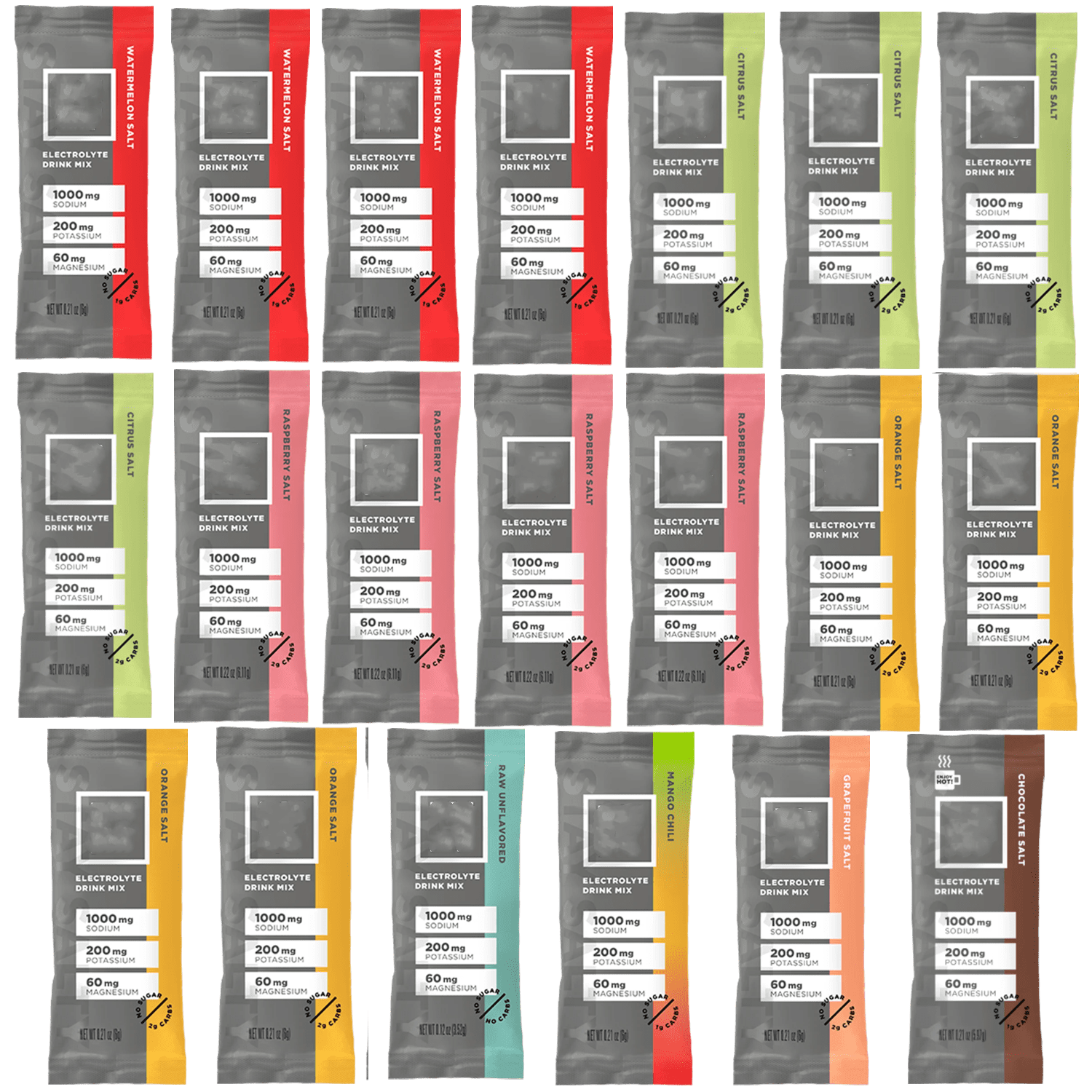 LMNT Zero-Sugar Electrolytes - Hydration Powder Packets | Keto & Paleo ...