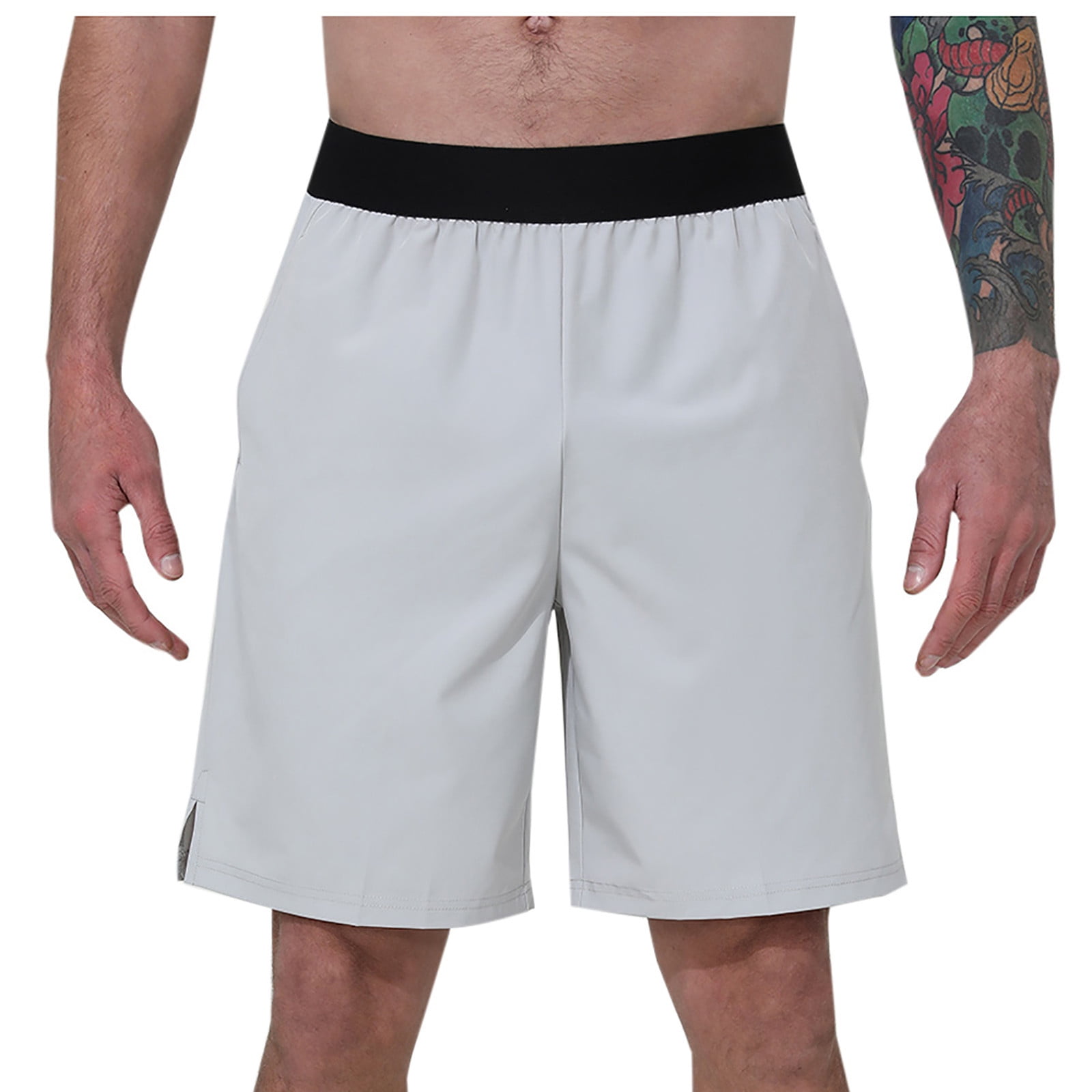 LMOIPLI Mens Running Athletic Workout Gym Shorts Quick Dry Lightweight ...