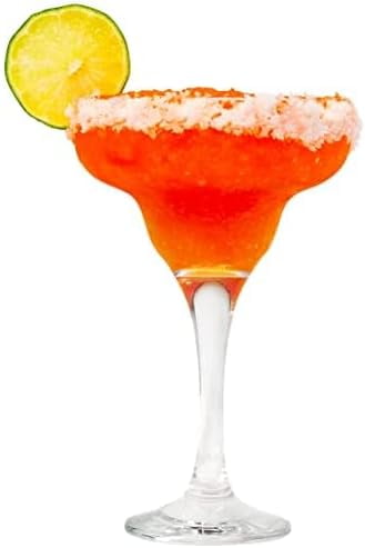 LMSM Vikko Margarita Glasses Set of 6, 10 Ounce, Crystal Clear ...
