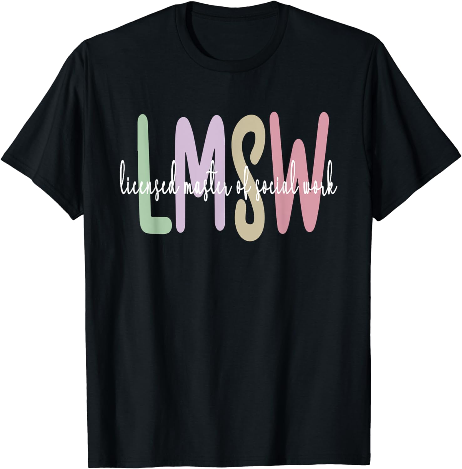 LMSW Appreciation Best Licensed Master Social Worker T-Shirt - Walmart.com