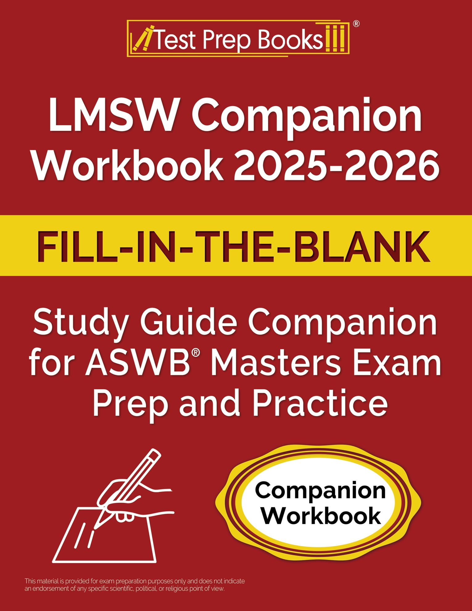 LMSW Companion Workbook 2025-2026: Fill-in-the-Blank Study Guide for ...