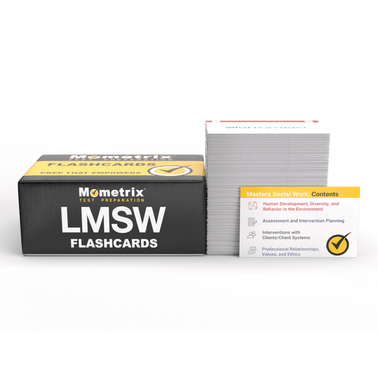 LMSW Exam Prep 2022 And 2023 Flash Cards: ASWB Masters, 55% OFF