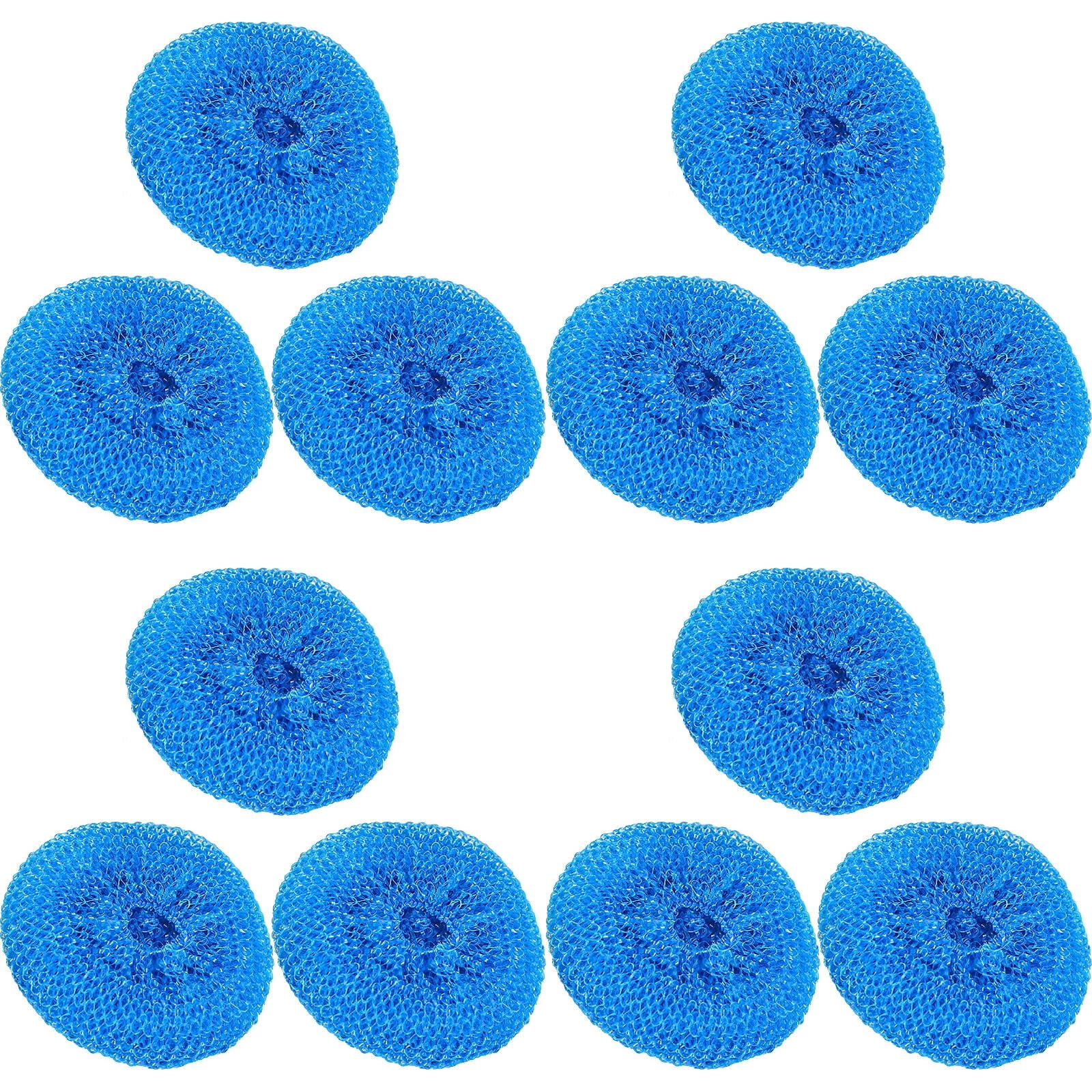 LMTODLFG 12 PC Plastic Dish Scrubbers for Dishes Plastic Pot Round ...