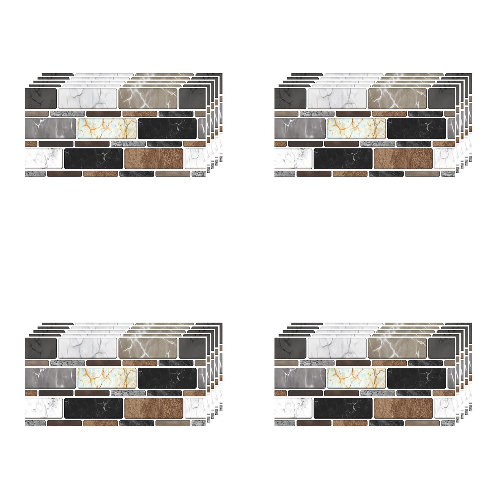 LMTODLFG 20 Sheets Peel and Stick Kitchen Backsplash Tile Stickers Self ...