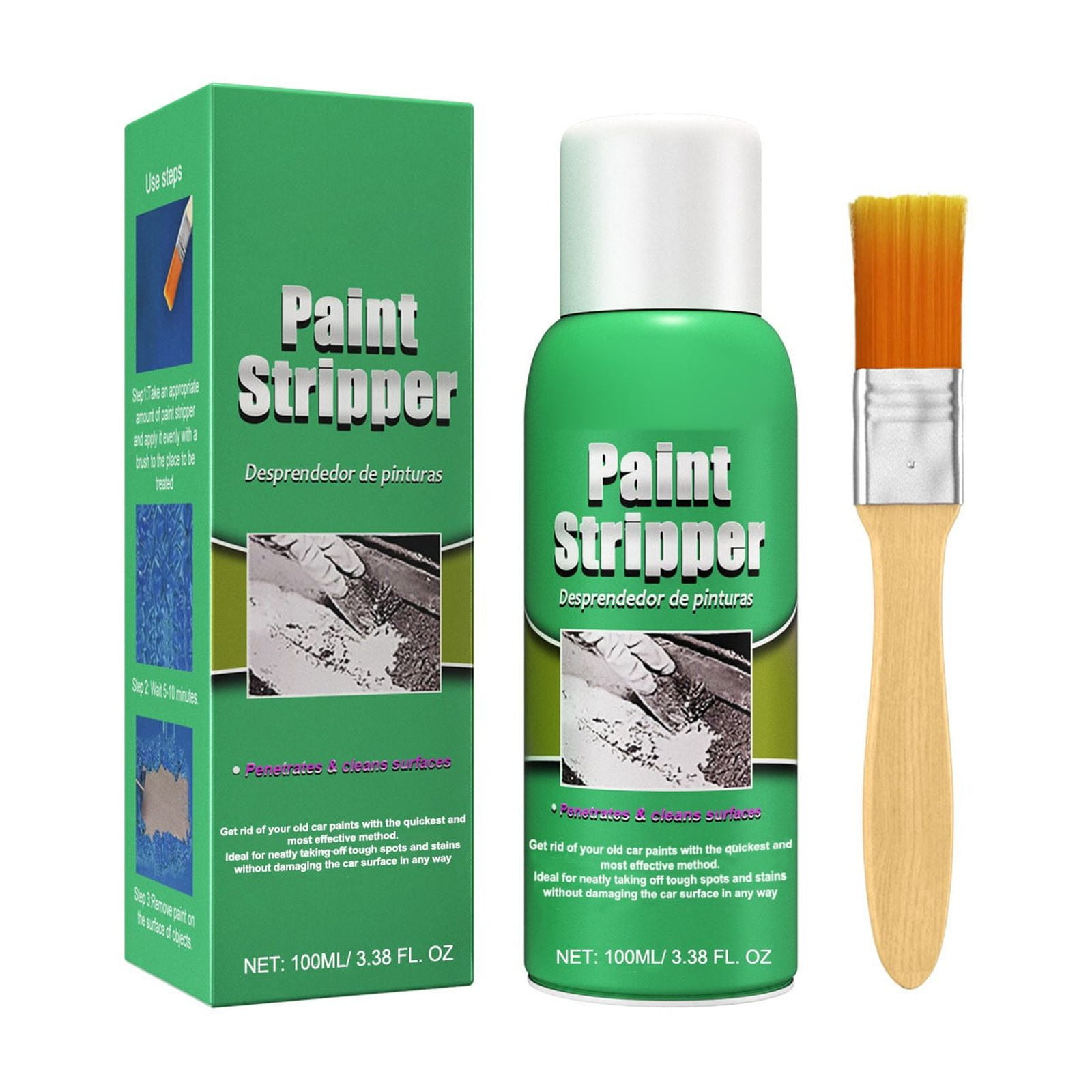 LMTODLFG 3.38-Ounce Premium Spray Paint and Graffiti Remover with Brush ...