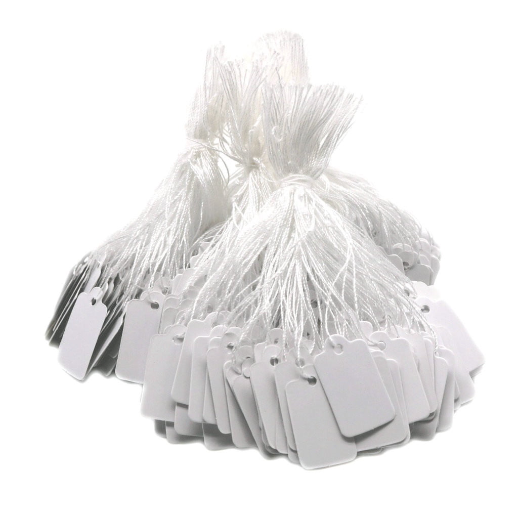 LMTODLFG 500Pcs Price Tags with String Attached,Super Mini White ...