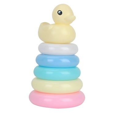8 Pcs Stacking Rings Soft Toys for Babies Newborn 0 3 4 5 6 12 18 ...