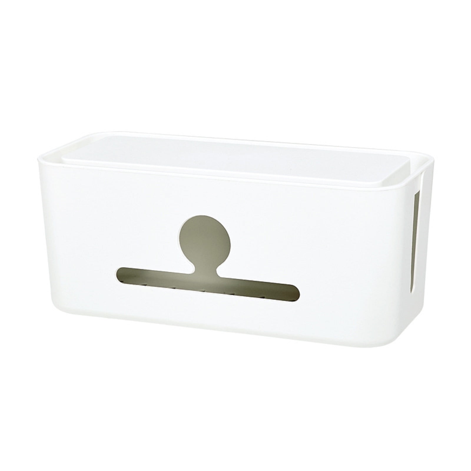 LMTODLFG Cable Management Box,Desk Cord Organizer with Groove Cover ...