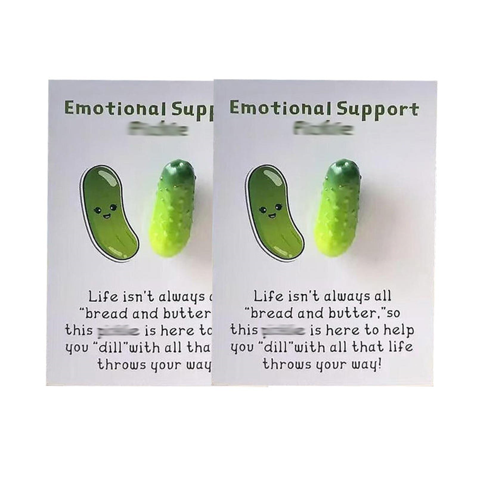 LMTODLFG Cute Pickle Design Pocket Hug Card,Emotional Support Pickle, Fun Pocket Hug Card ...