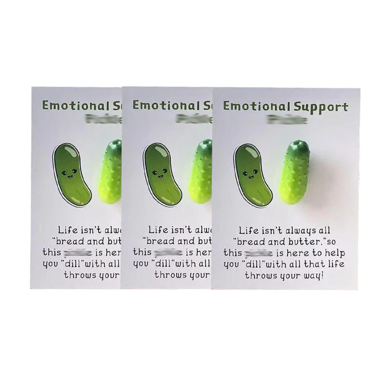 LMTODLFG Cute Pickle Design Pocket Hug Card,Emotional Support Pickle, Fun Pocket Hug Card ...