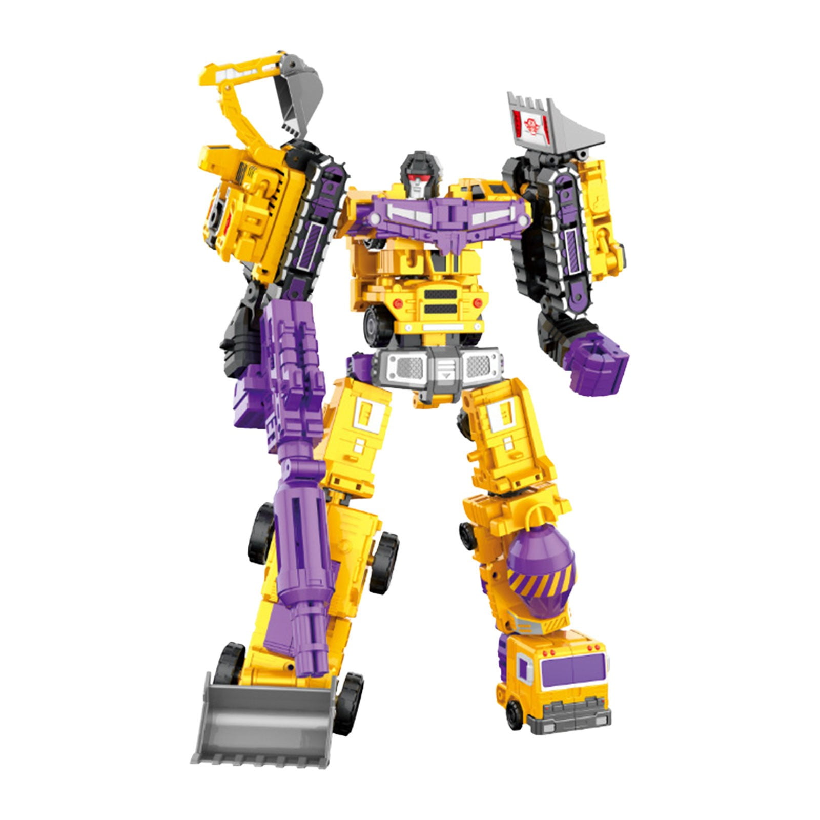 LMTODLFG Deformation Toys Robot 6 in 1 Plastic Toys Action Figure ...